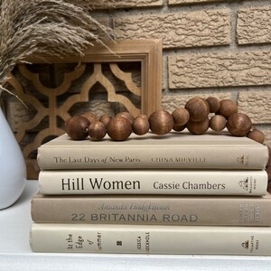 Hardcover Book Stack, Staging Books, Decorative Book Stack, Neutral ...