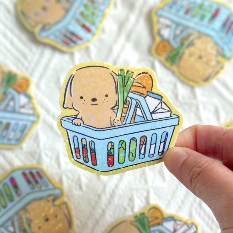 Holographic Waterproof Sticker - Supermarket - Etsy