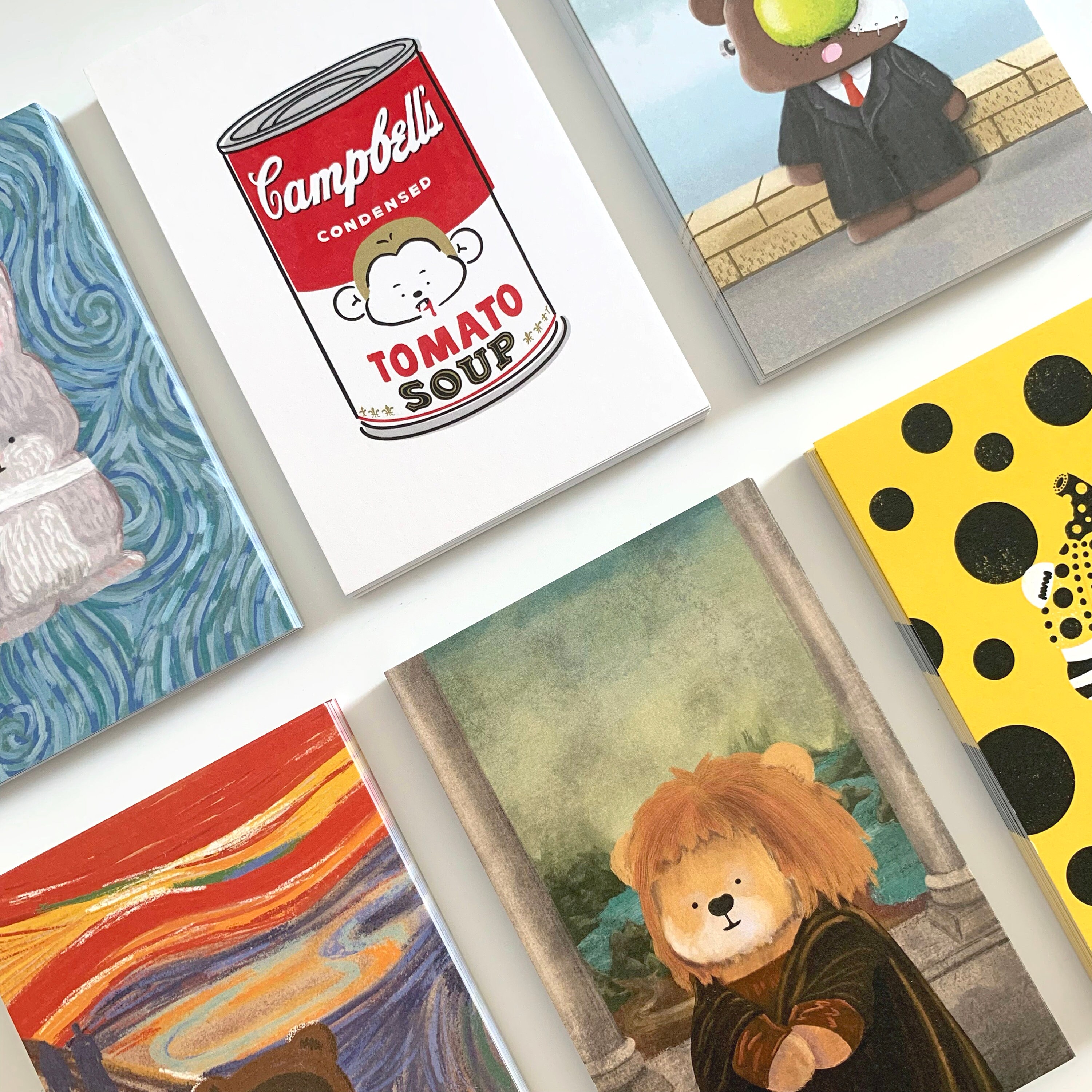 The Great Wave off Kanagawa Art Parody Postcard - Etsy