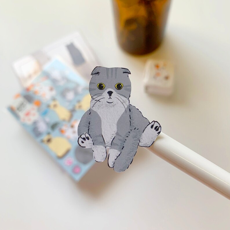 Cat Sticker Sheet Adopt Me Pls 3 Bullet Journal Stickers Scrapbook ...