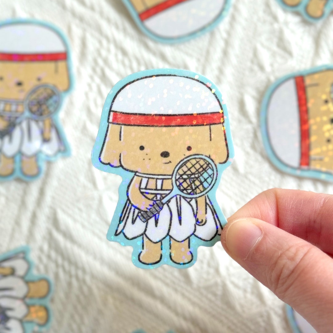 Holographic Waterproof Sticker - Badminton - Etsy