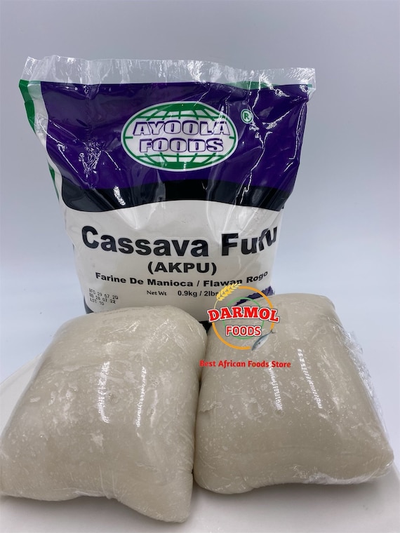 Cassava Flour Akpu Fufu Cassava Fufu Nigerian Fufu Etsy