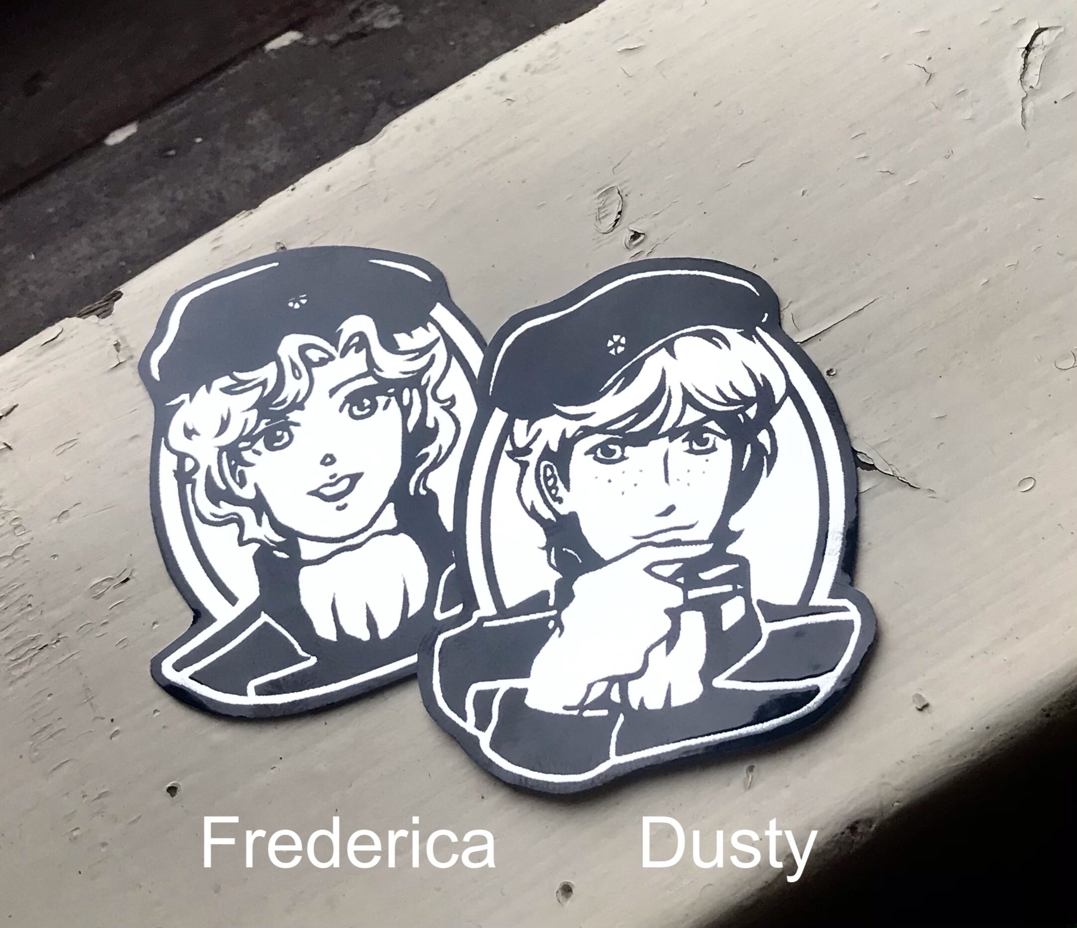 Legend of the Galactic Heroes Mirror Stickers | Etsy