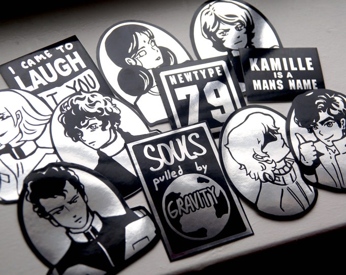 50 Pcs Gundam Vinyl Sticker Bomb Decal Pack - Etsy