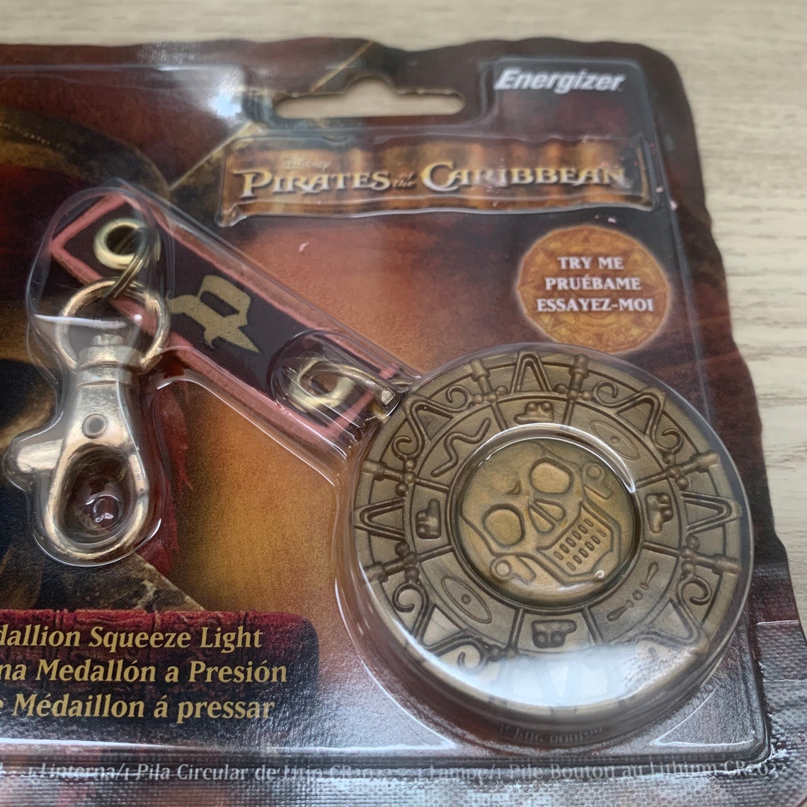 Disney Pirates of the Caribbean Key Chain With Light - Etsy