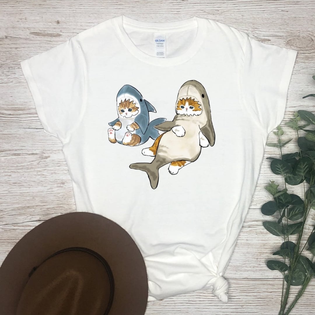 Cat Shark Tee - Etsy