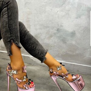 Butterfly Platform Evening Shoes Wedding Shoes - Etsy