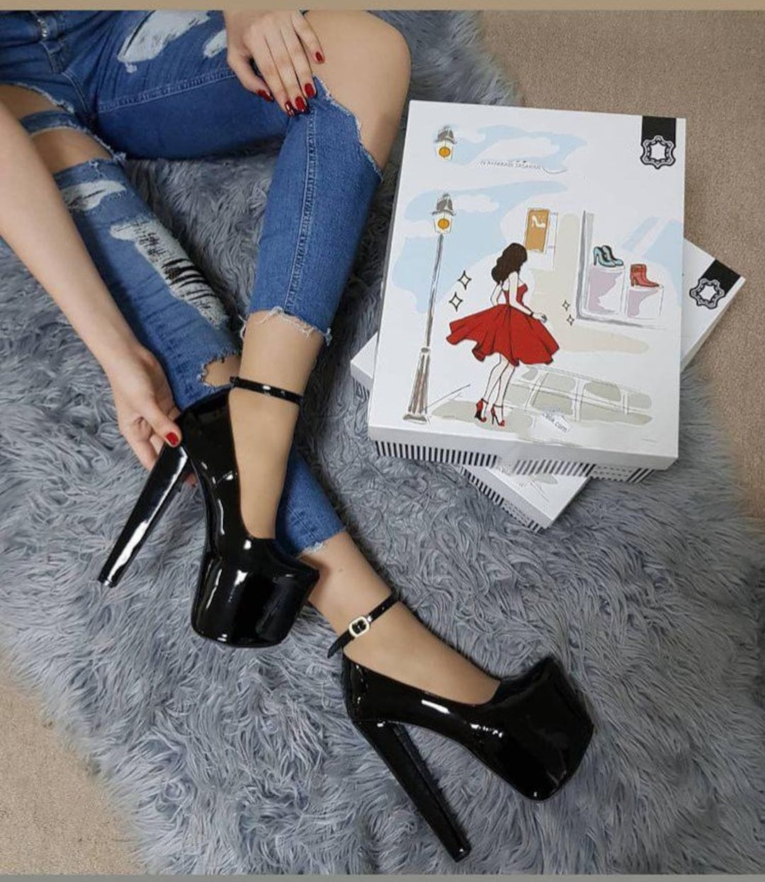 Bonding Evening Platform Thick Heel Shoes - Wedding Shoes ...