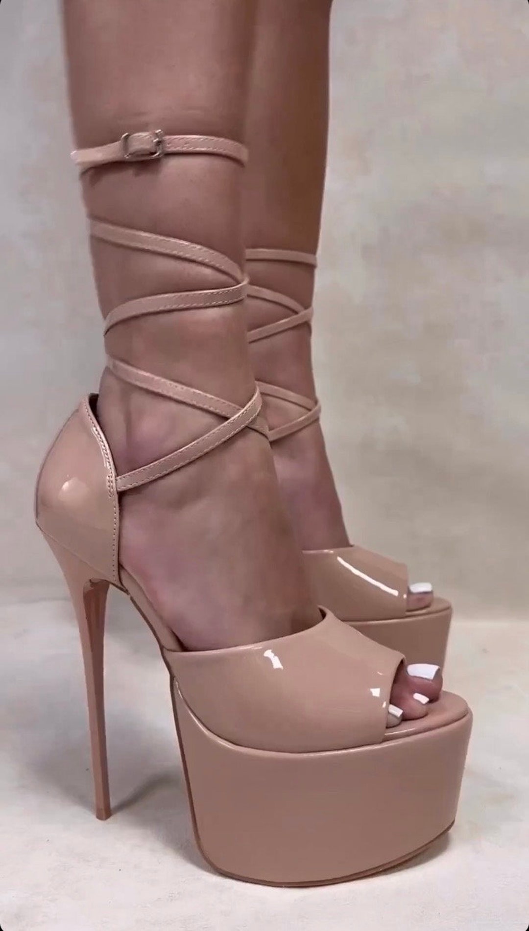 Nude Bonding Evening Shoes Wedding Shoes Nude Bonding Platform Evening ...