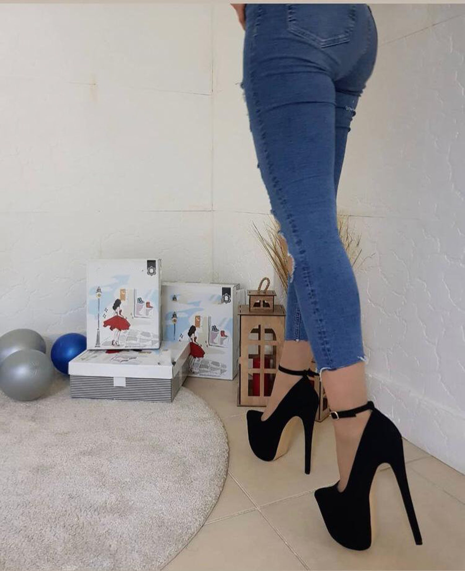 Bonding Suede Evening Shoes Bounding Platform Stiletto Heel - Etsy