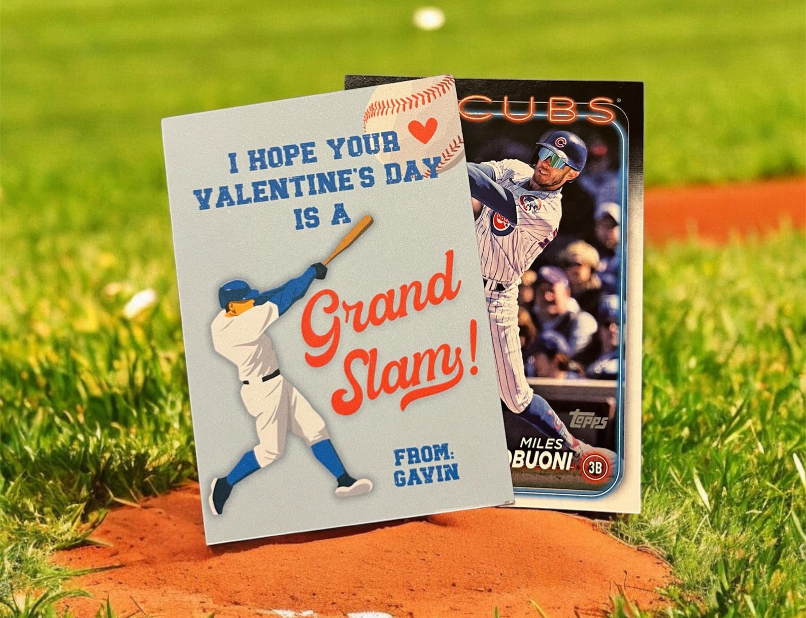 Editable Baseball Valentine's Day Card, Baseball Card, Grand Slam ...