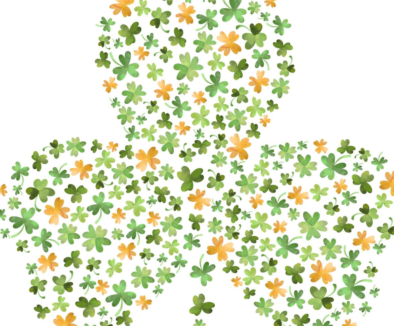 St. Patrick's Day Art, St. Patrick's Day Decor, Shamrock Print ...
