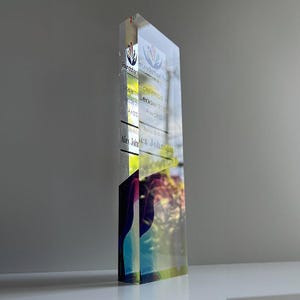 Custom Award Plaque Corporate Trophy Award - Company Anniversary ...