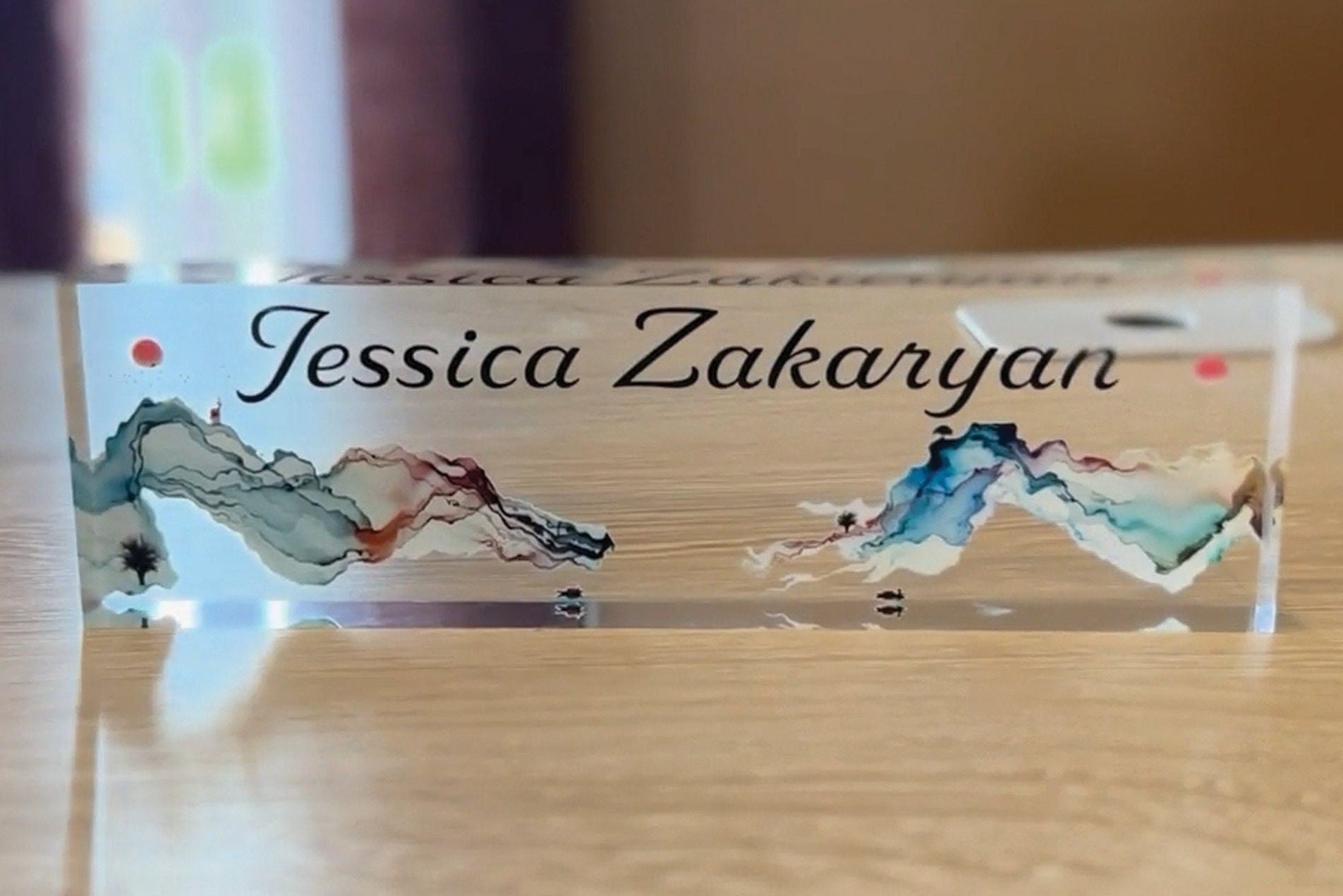 Personalized Plaque Acrylic Name Plate Office Sign - Etsy