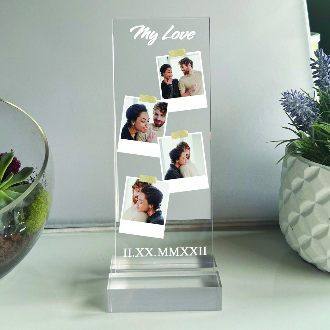 Personalized Meaningful Film Photo Acrylic Gifts for Him Custom Couple ...