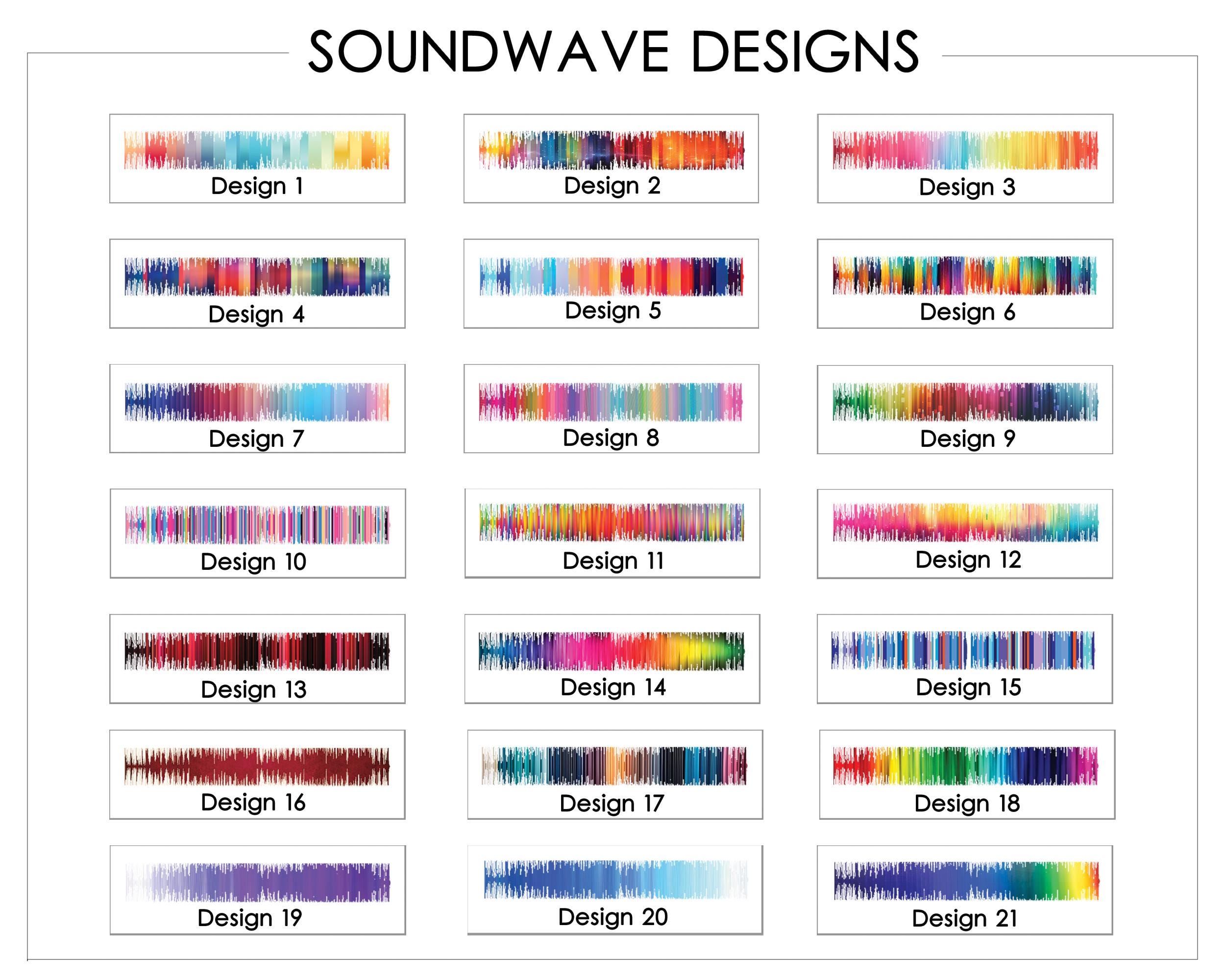 Custom Soundwave Plaque With QR Code - Personalized Song Sound Wave Art ...