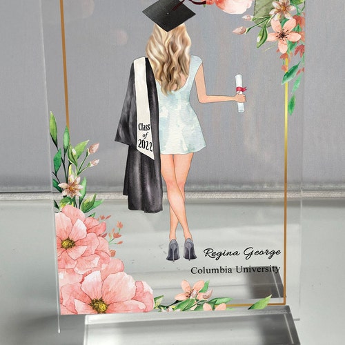 Custom Graduation Portrait PRINTABLE Personalized Grad Gift - Etsy