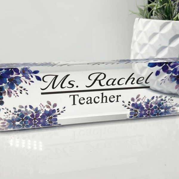 Desk Name Plate - Etsy
