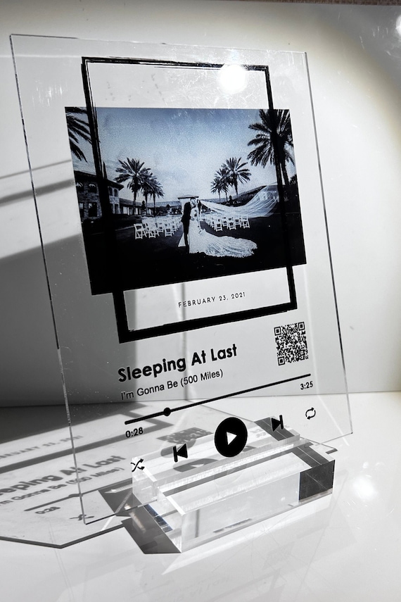 Personalized Song Music Plaque for Valentines Anniversaries | Etsy