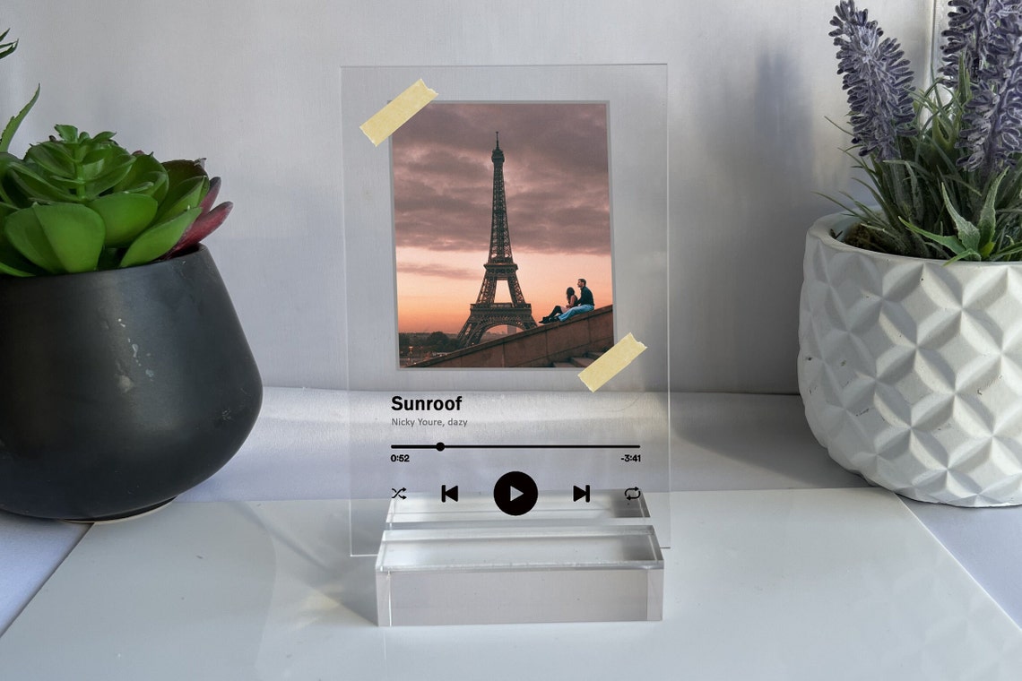 Personalized Song Music Plaque for Valentines Anniversaries | Etsy