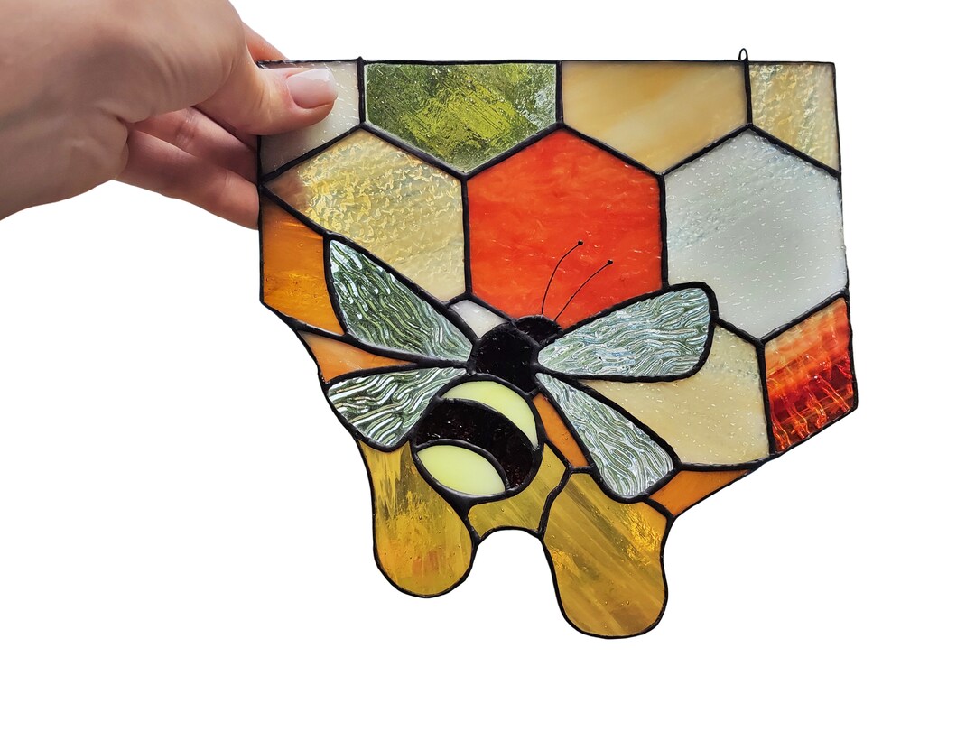 Honeycomb Pattern Pdf Diy Stained Glass Digital Download Commercial ...