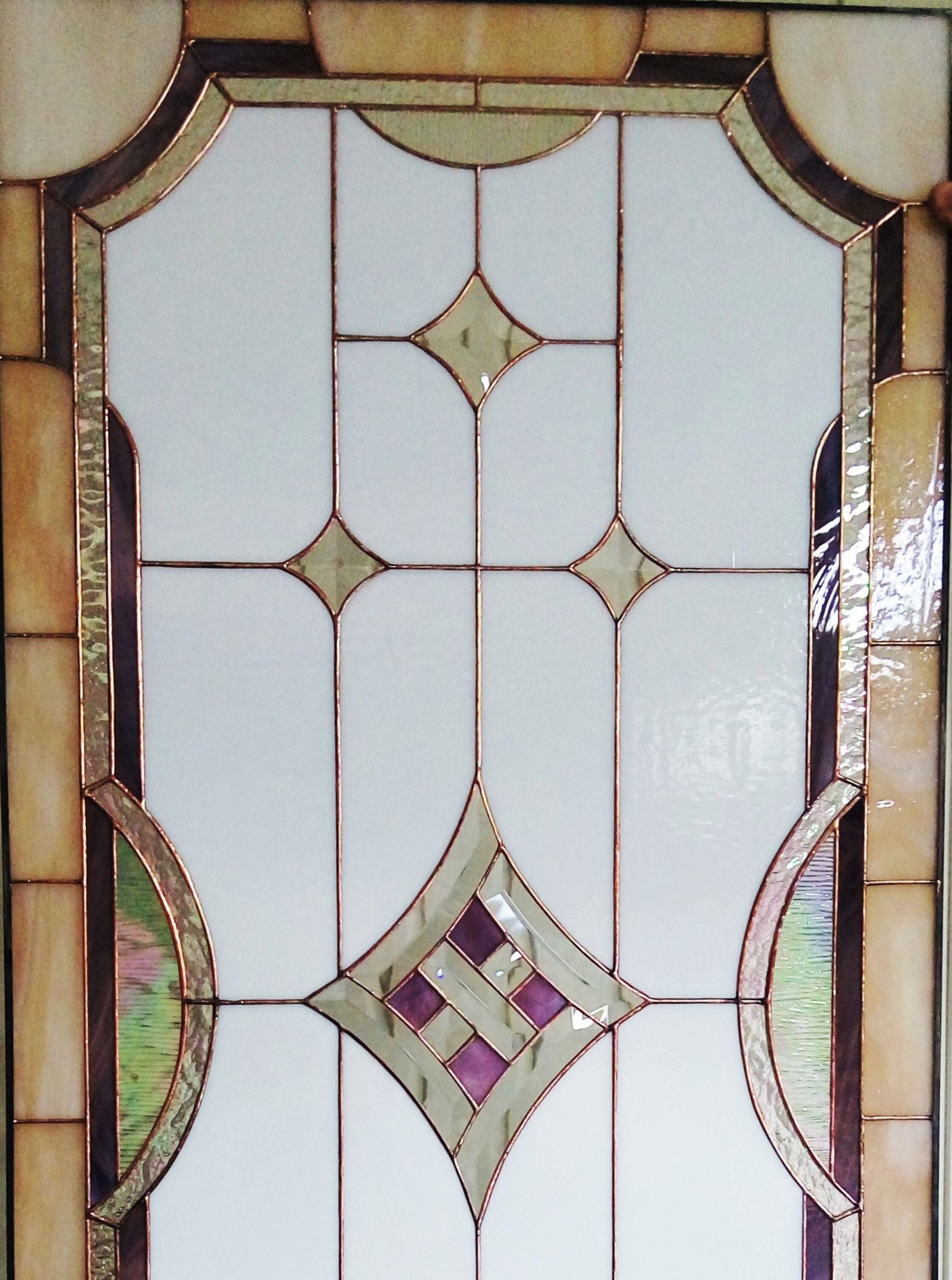 Custom Stained Glass Panel Stained Glass Door Classic Design - Etsy