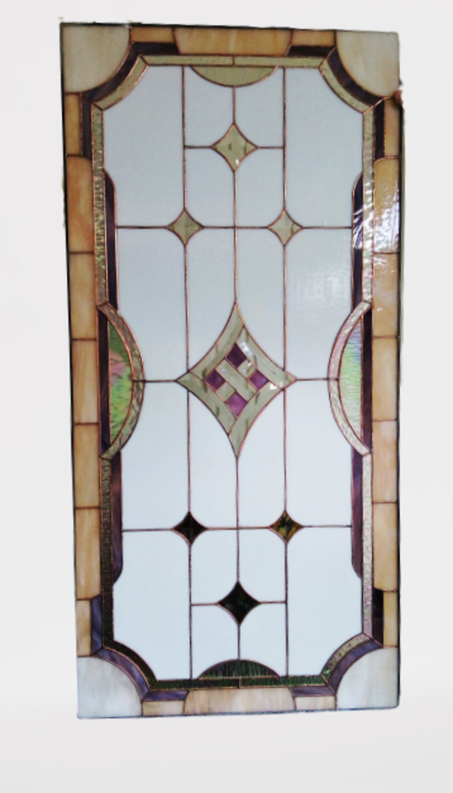 Custom Stained Glass Panel Stained Glass Door Classic Design - Etsy