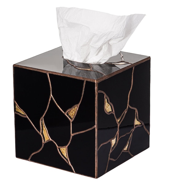 Stained Glass Tissue Box - Etsy