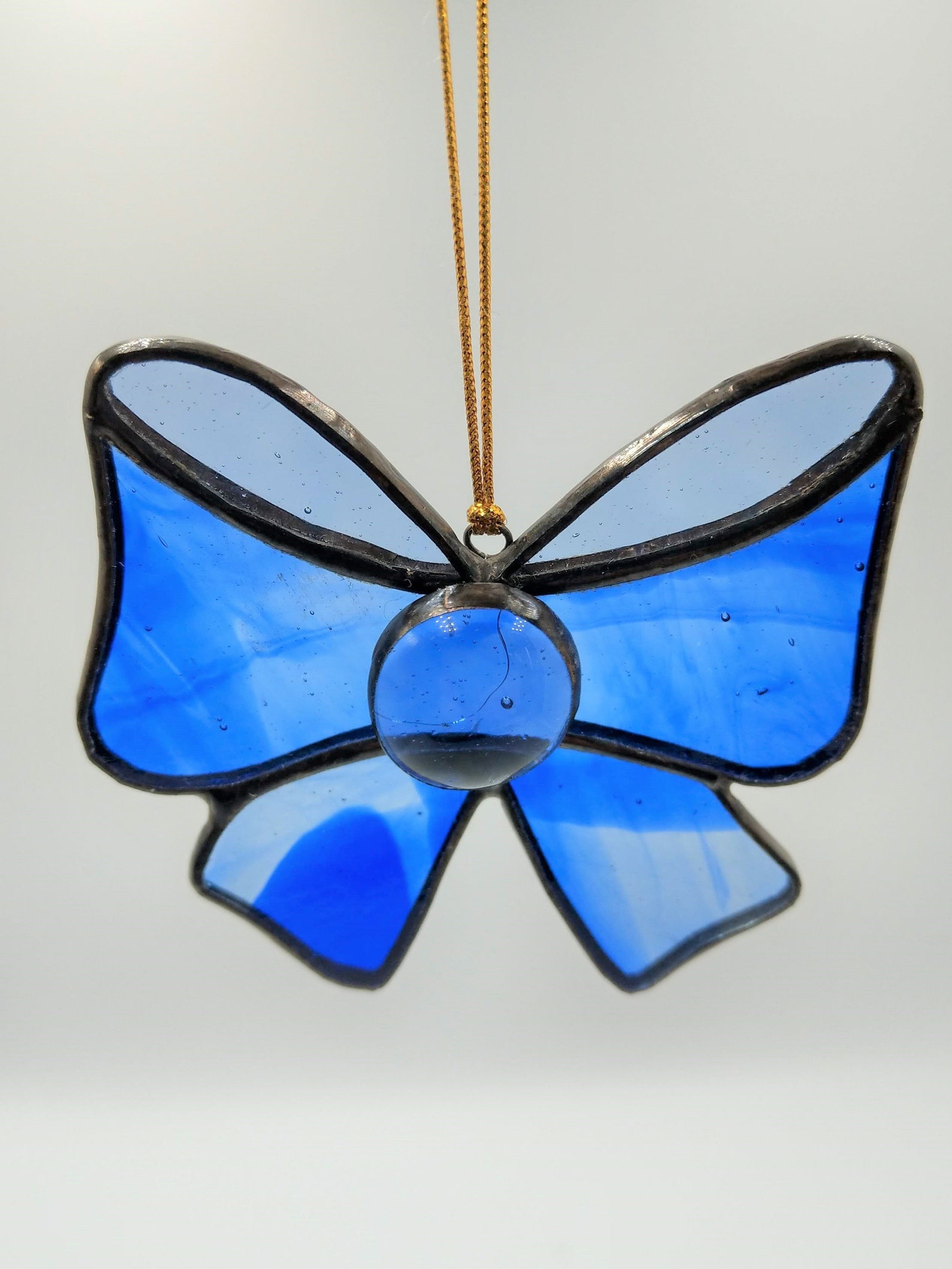 Stain Stained Glass Art Decor Bow Suncatcher Window Hangings - Etsy