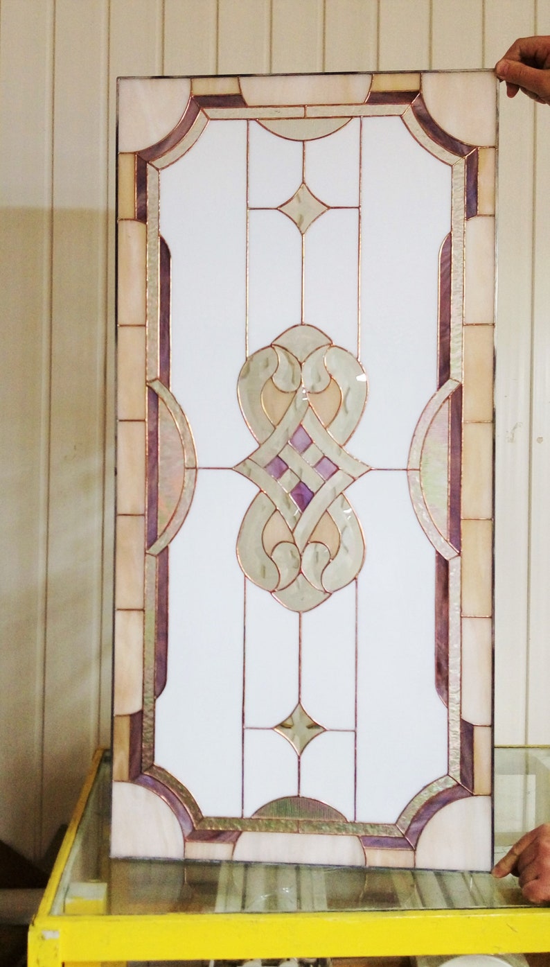 Custom Stained Glass Panel Stained Glass Door Classic Design - Etsy