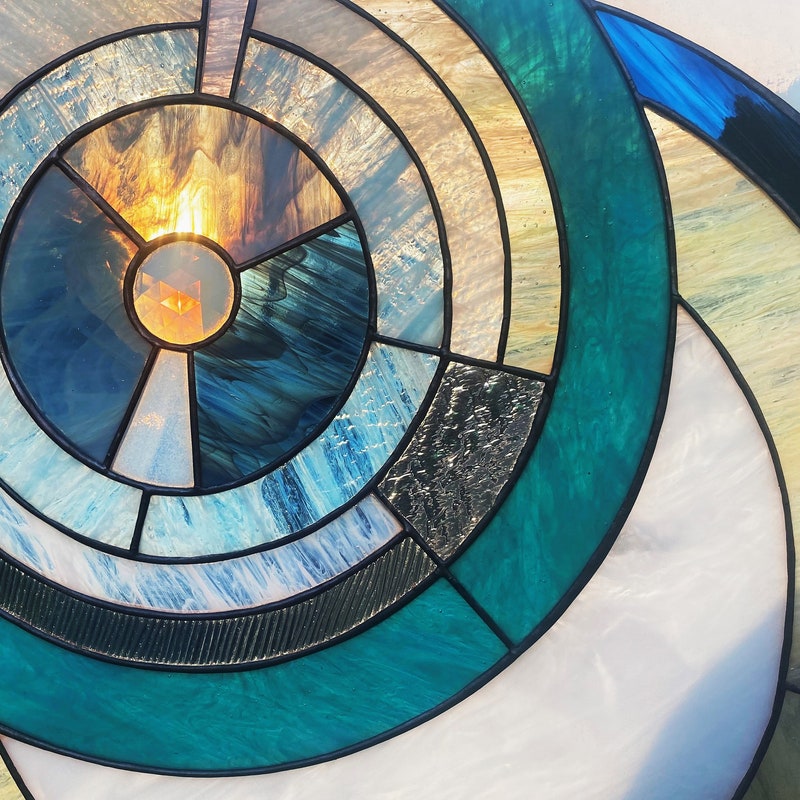 Stained Glass Window Circle - Etsy