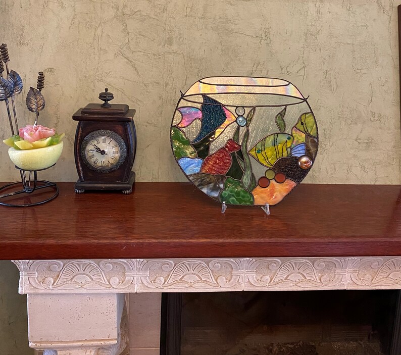 Stain Glass Window Hangings 12 Tropical Fish / Mothers - Etsy