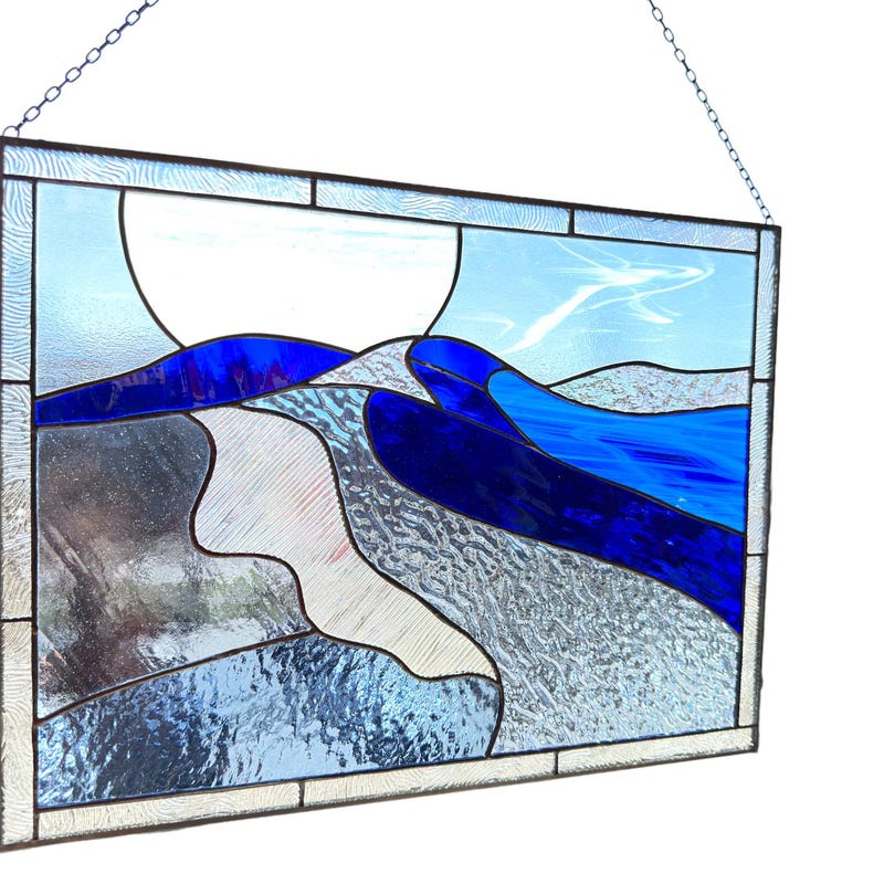 Mountain Stained Glass - Etsy