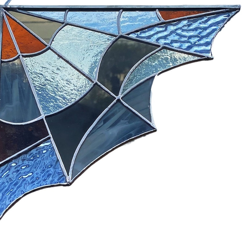 Spider Web Stained Glass - Etsy