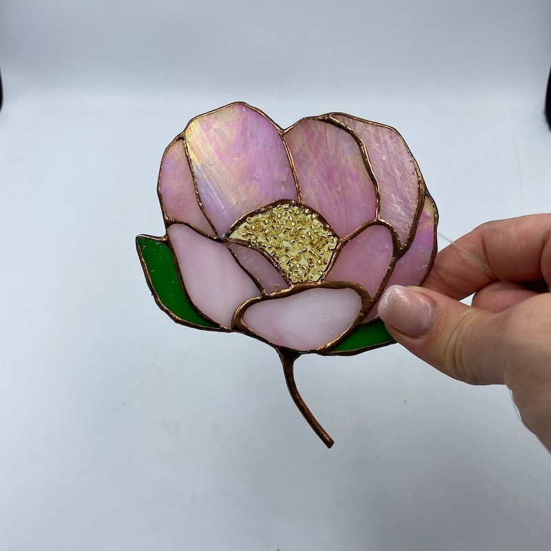Peony Stained Glass - Etsy