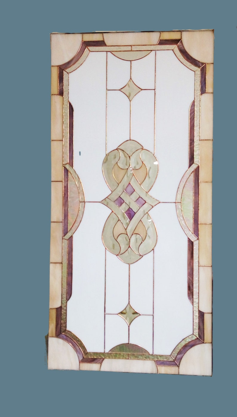 Custom Stained Glass Panel Stained Glass Door Classic Design - Etsy