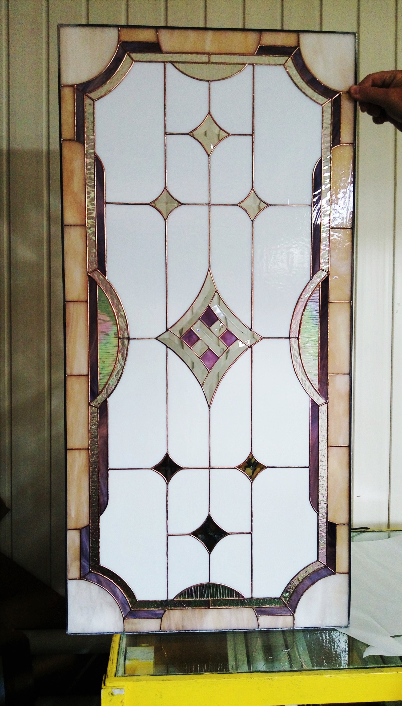 Custom Stained Glass Panel Stained Glass Door Classic Design - Etsy