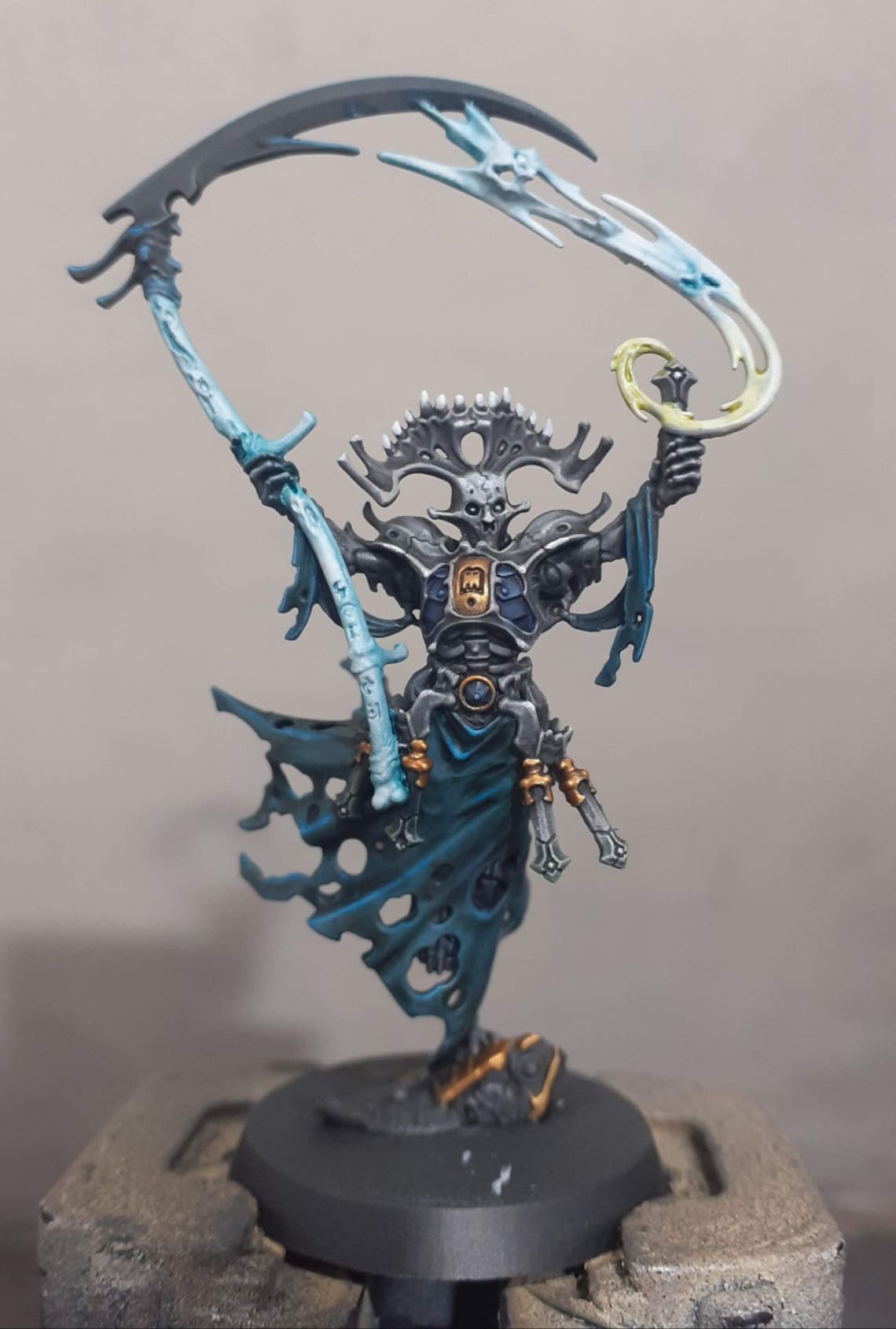 Warhammer 40k Necron Szarekh The Silent King Commission | Etsy