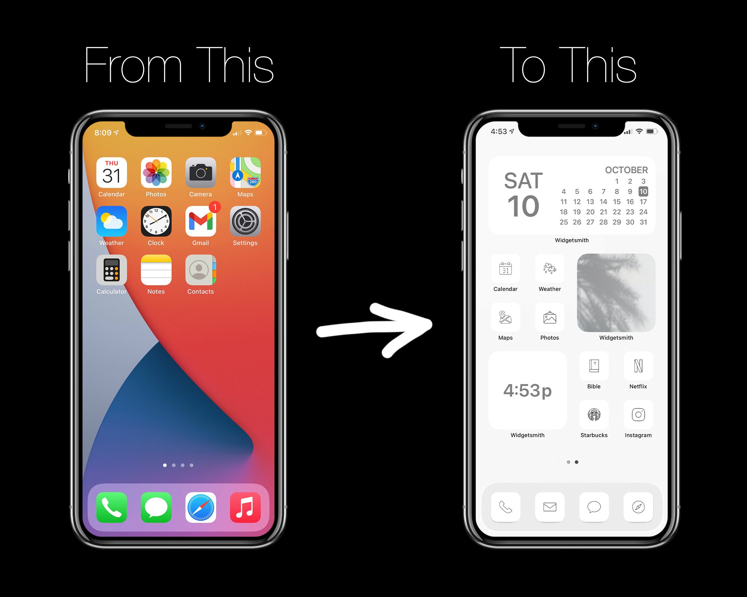 Ios 14 Icons Minimal White Apple iPhone Ios 14 App Icons Neutral Icon ...