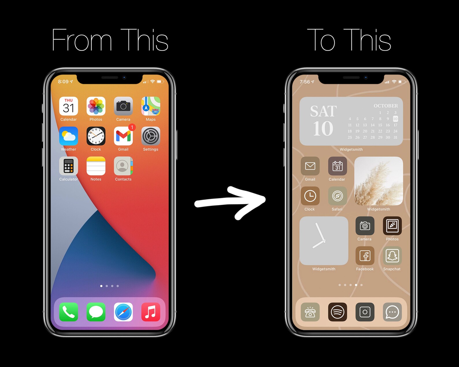 Ios 14 Icons Minimal Neutral Apple iPhone Ios 14 App Icons Neutral Icon ...