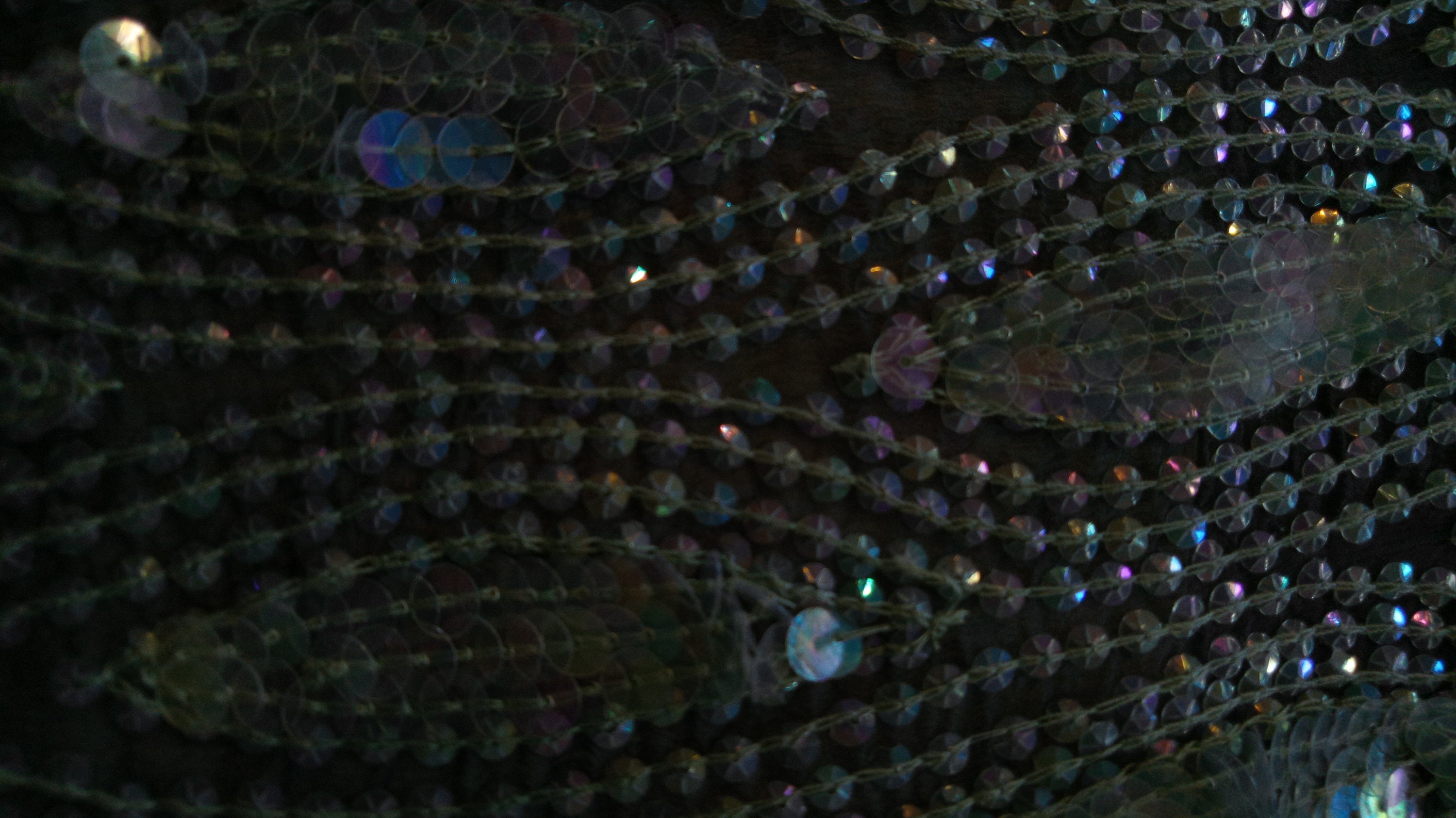 Haute Couture Stoff, Seide, Chiffon zweifarbig grün violett mit ...