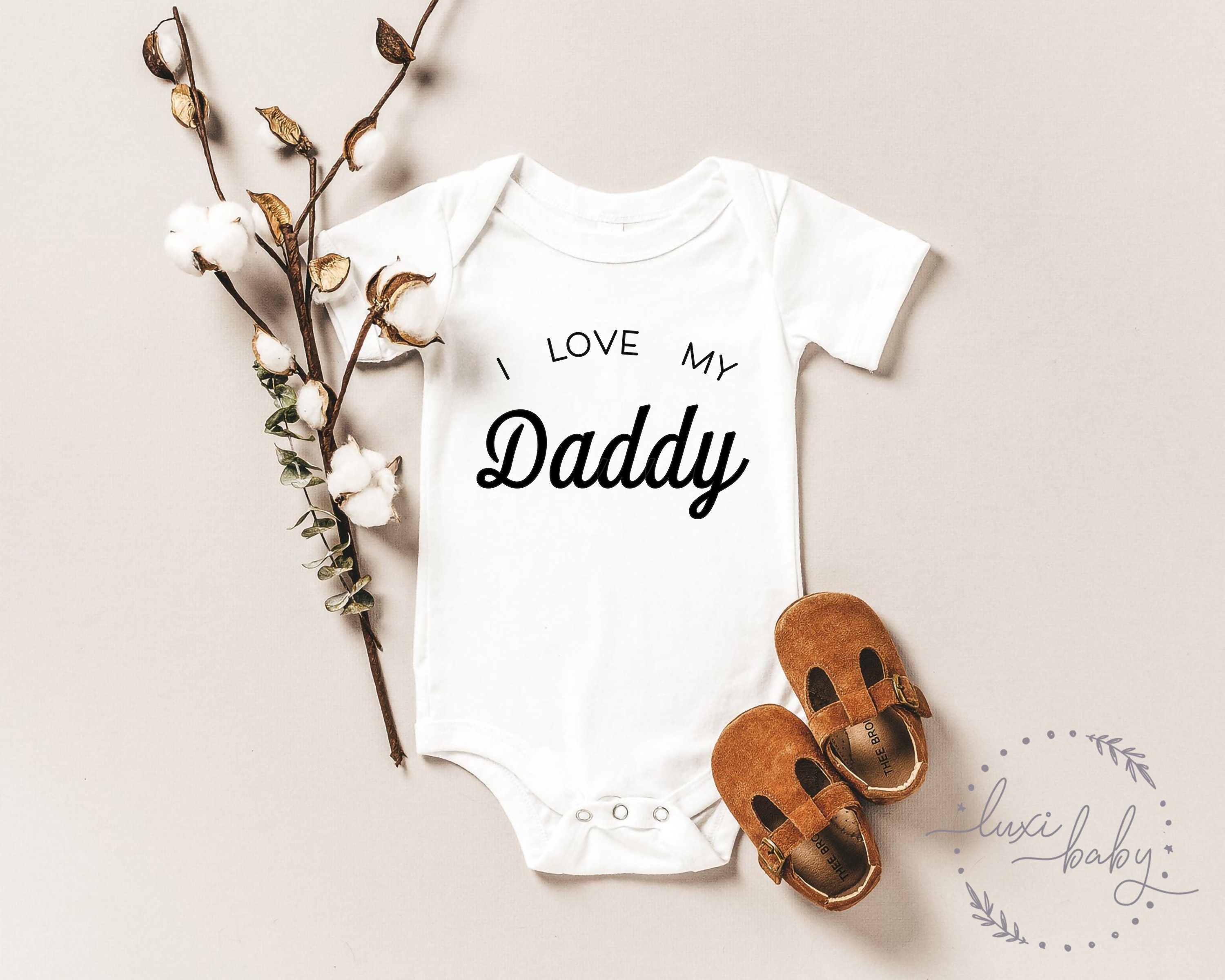 Babybody PAPA I love my Daddy Baby Body für Papa | Etsy