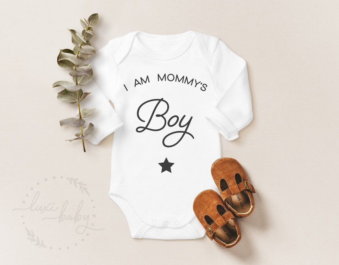 Baby Body Mama "i Am Mommy’s Boy" Geschenk Zur Geburt ...