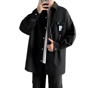 Long Sleeve Shirt With Chain - Etsy