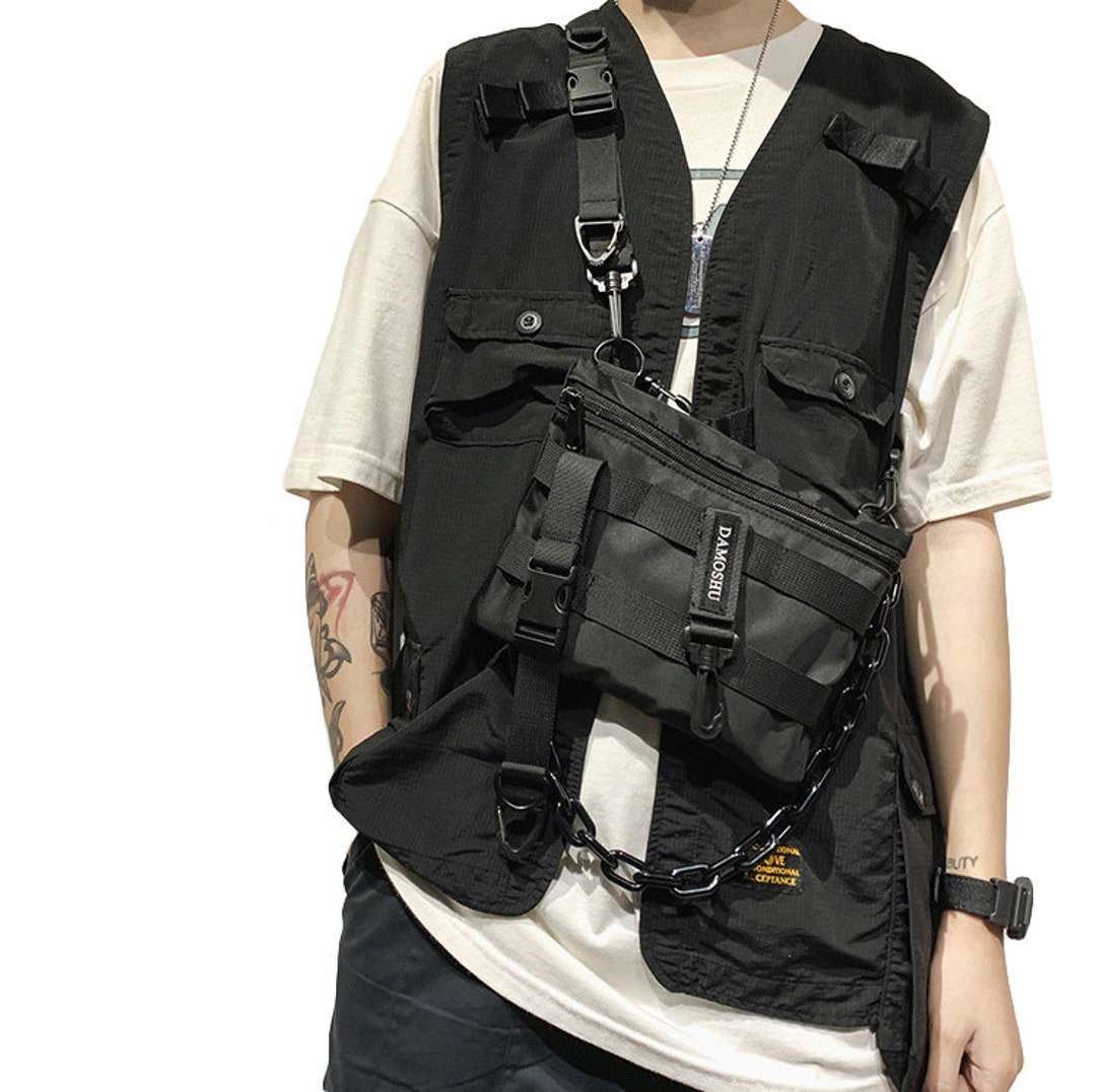 Chest Bag With Plastic Chain - Etsy