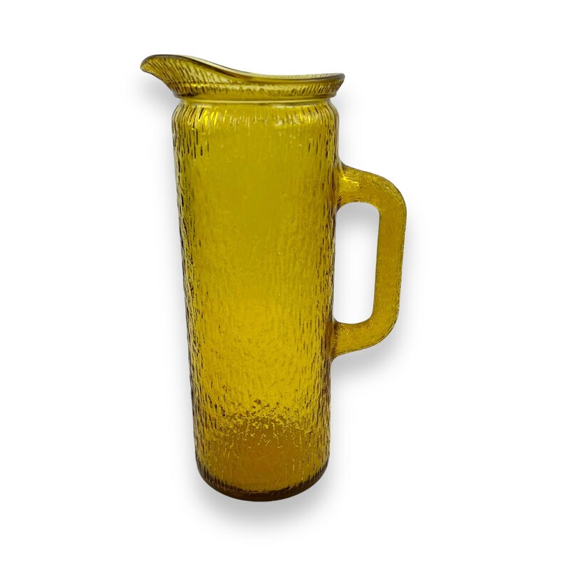 Amber Glass Jug - Etsy