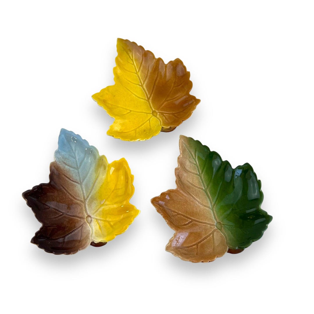 Royal Winton Autumn Leaf Dish Set of 3 - Made in England - Etsy