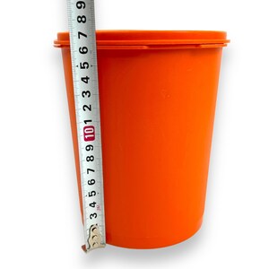 Orange Tupperware Cylinder Storage Container - Etsy