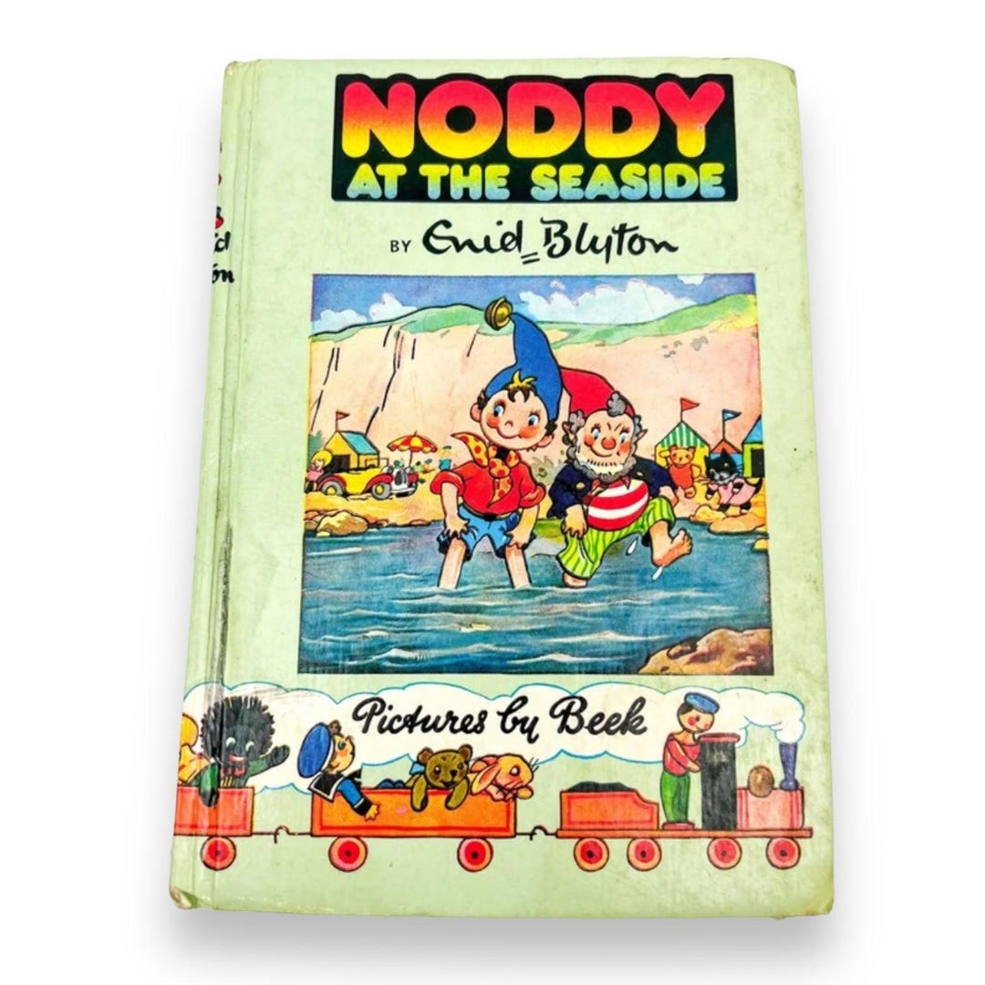 Enid Blyton noddy at the Seaside Childrens Book - Etsy Canada