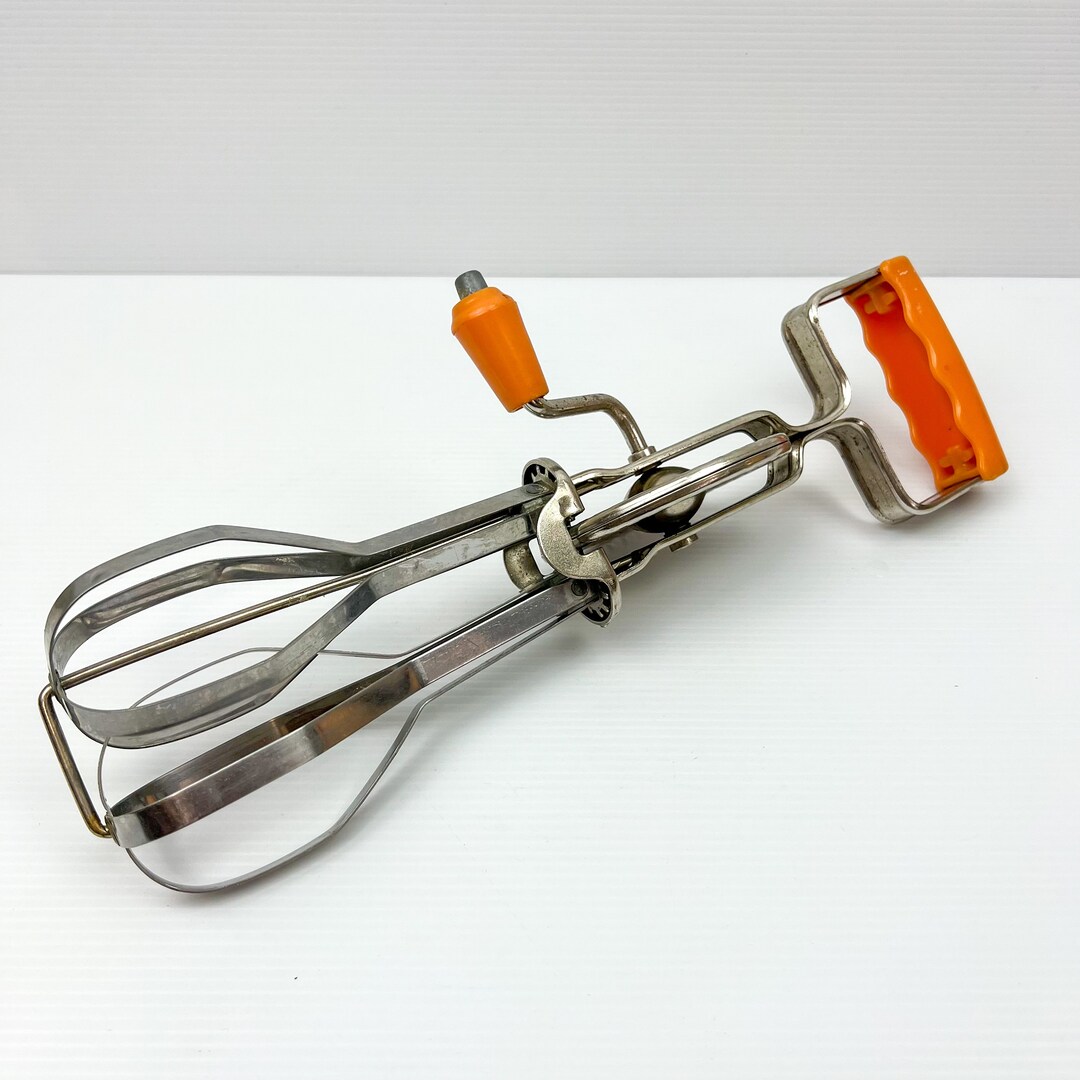 Vintage Persinware Orange Handheld Mixer Whisk / Egg Beater - Etsy